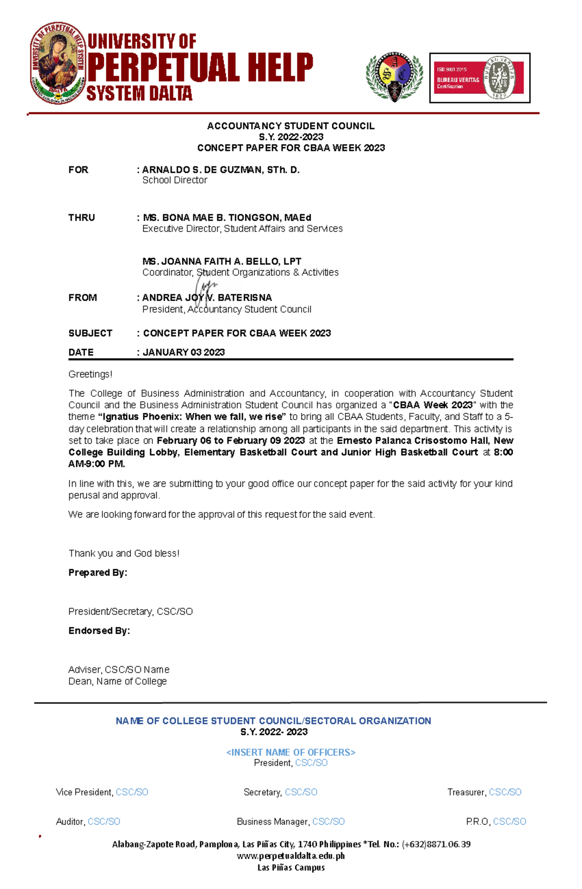 Template for Concept Paper 1 - ACCOUNTANCY STUDENT COUNCIL S. 2022 ...