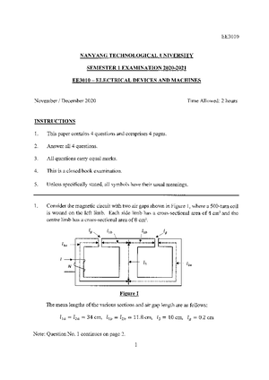 EE3010 1718 S1 all - aaaaaaaaaaaaaaaaaaaaaaaaaaaaaaaaaaaaaaaaaaa - EE3104C - Studocu