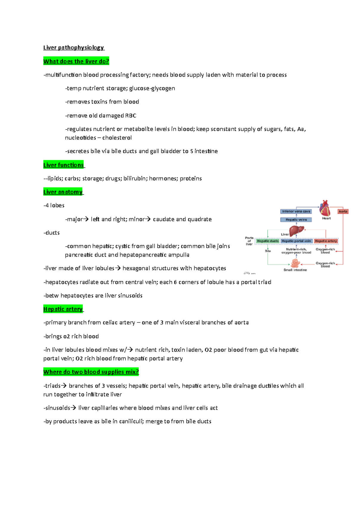 Lecture 11 p2 liver - Liver pathophysiology What does the liver do ...