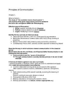Summary thinking through communication sarah trenholm - Summary ...