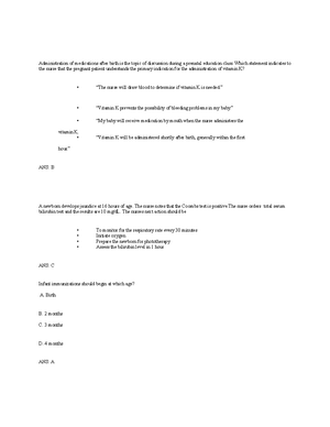 Apgar Questions Quiz Nclex - APGAR Questions Quiz NCLEX This quiz will ...