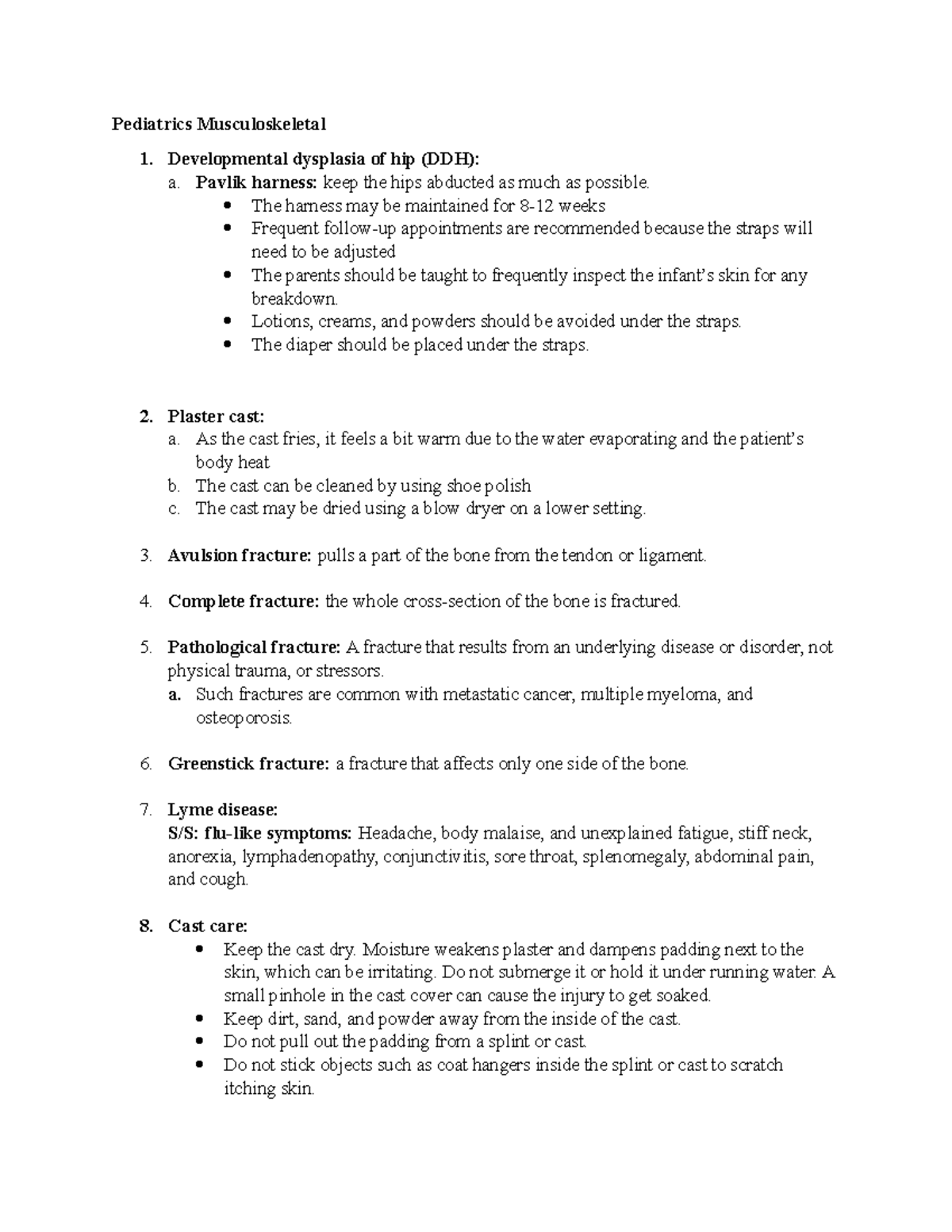 Pediatrics Musculoskeletal - Developmental dysplasia of hip (DDH): a ...