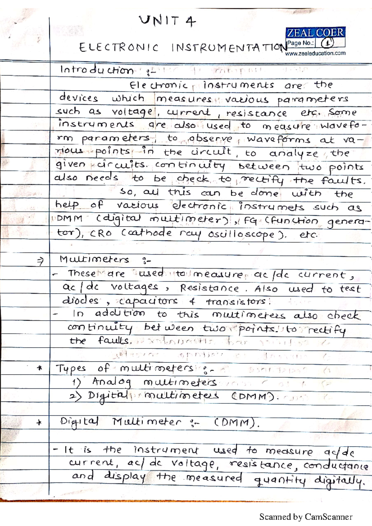 BXE Notes UNIT 4 - computer engineering - Studocu