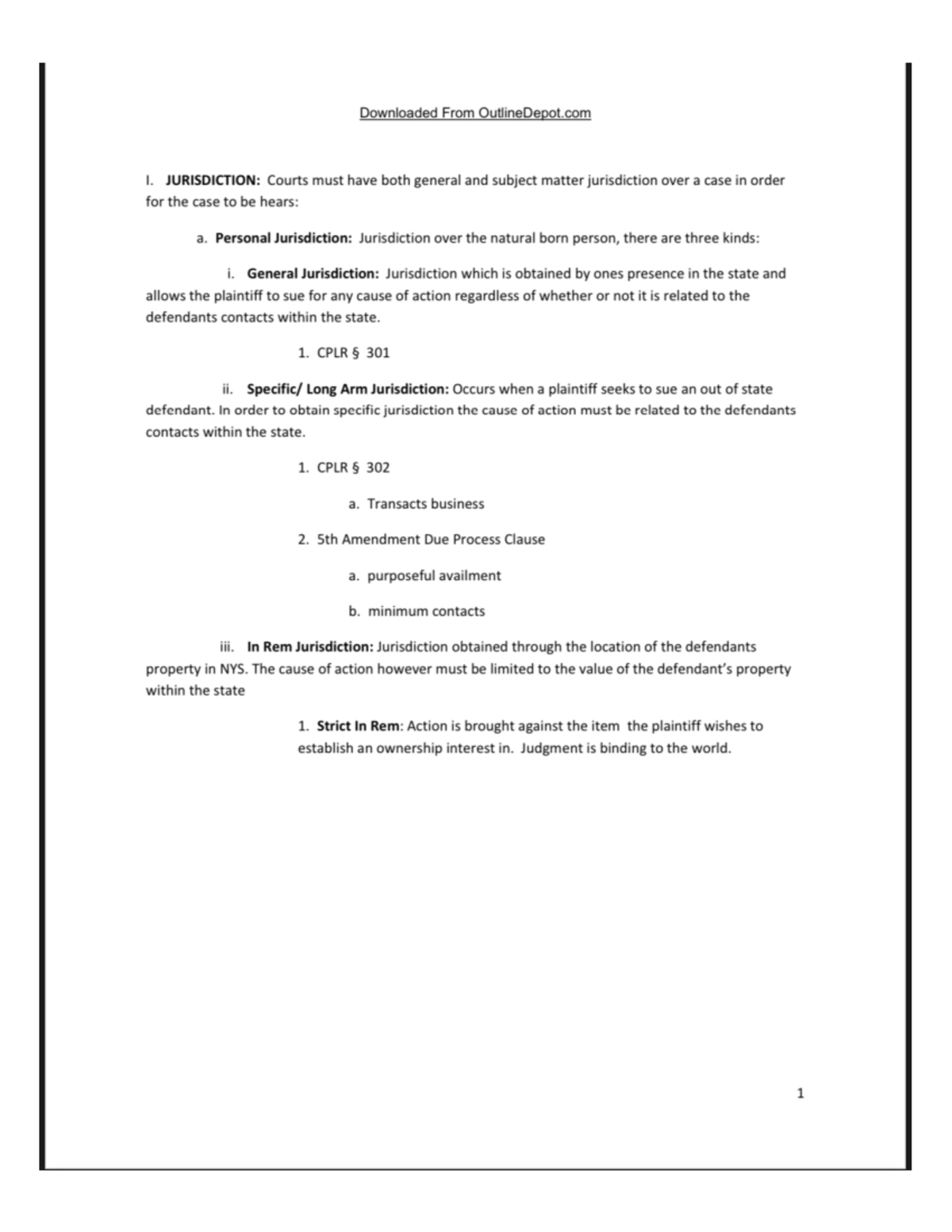 Class Outline - For Professor Gentiles course - NYP 701 - Studocu