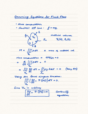 L24 notes 16Mar - Process FLuid Mechanics Lecture 24 Summary - Let us ...