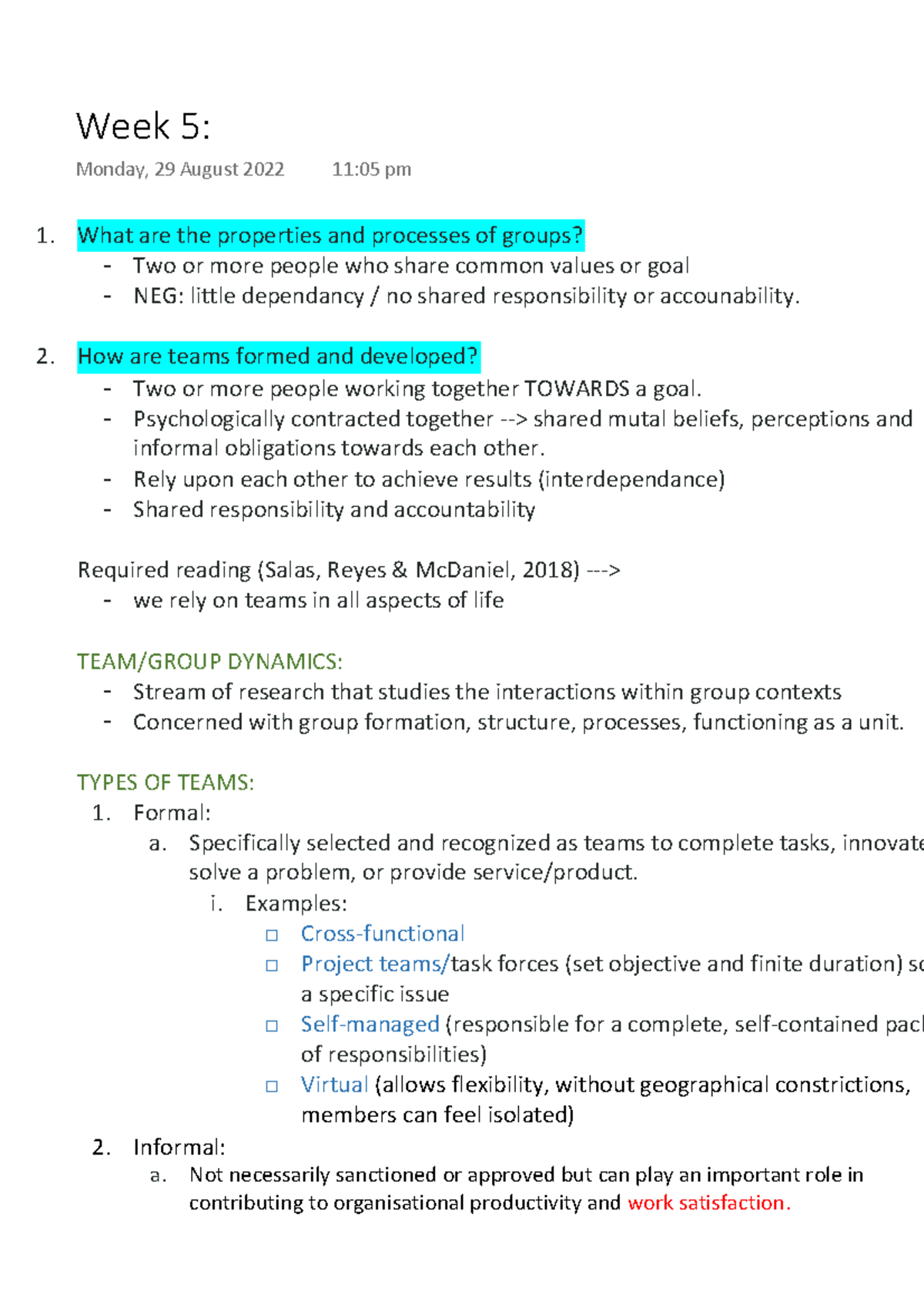 Week 5- mpo - week 5 notes really well explaines - What are the ...