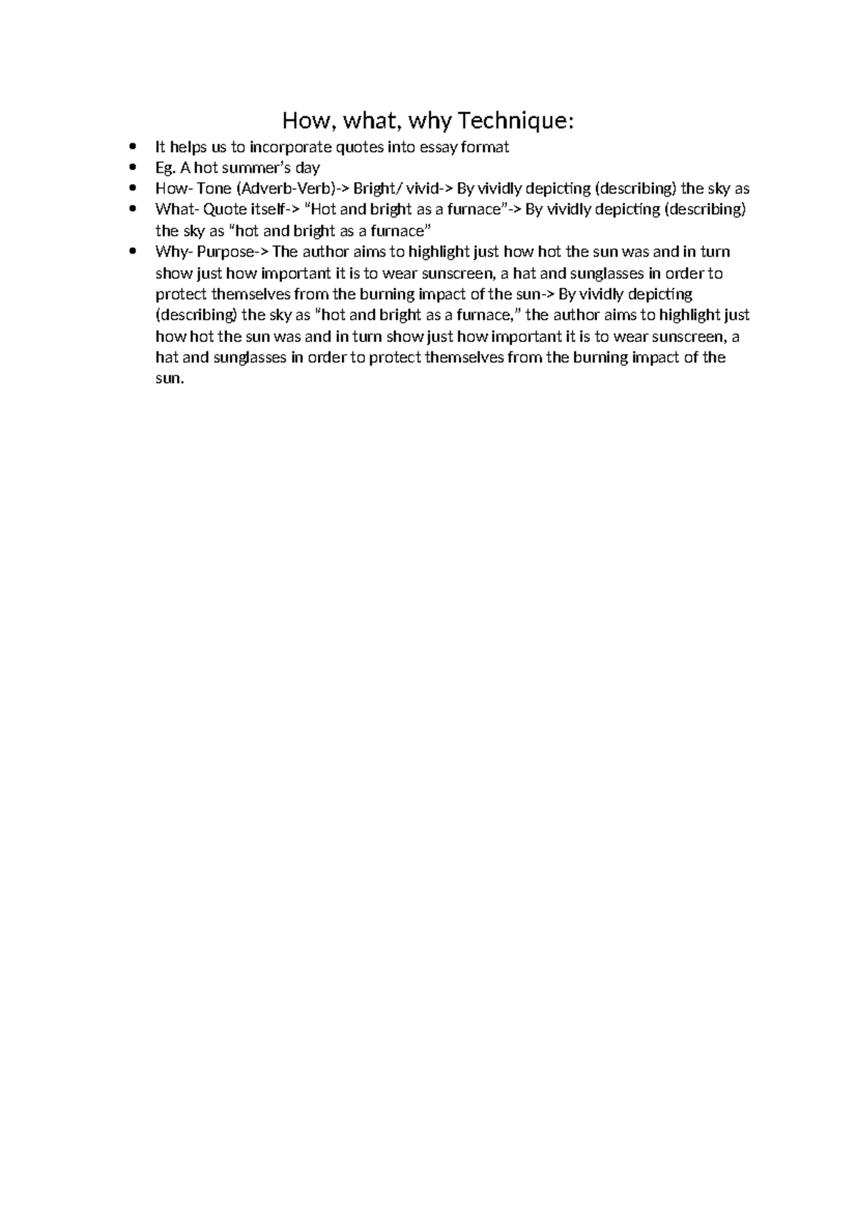 How, What, Why Technique - How, what, why Technique: It helps us to ...