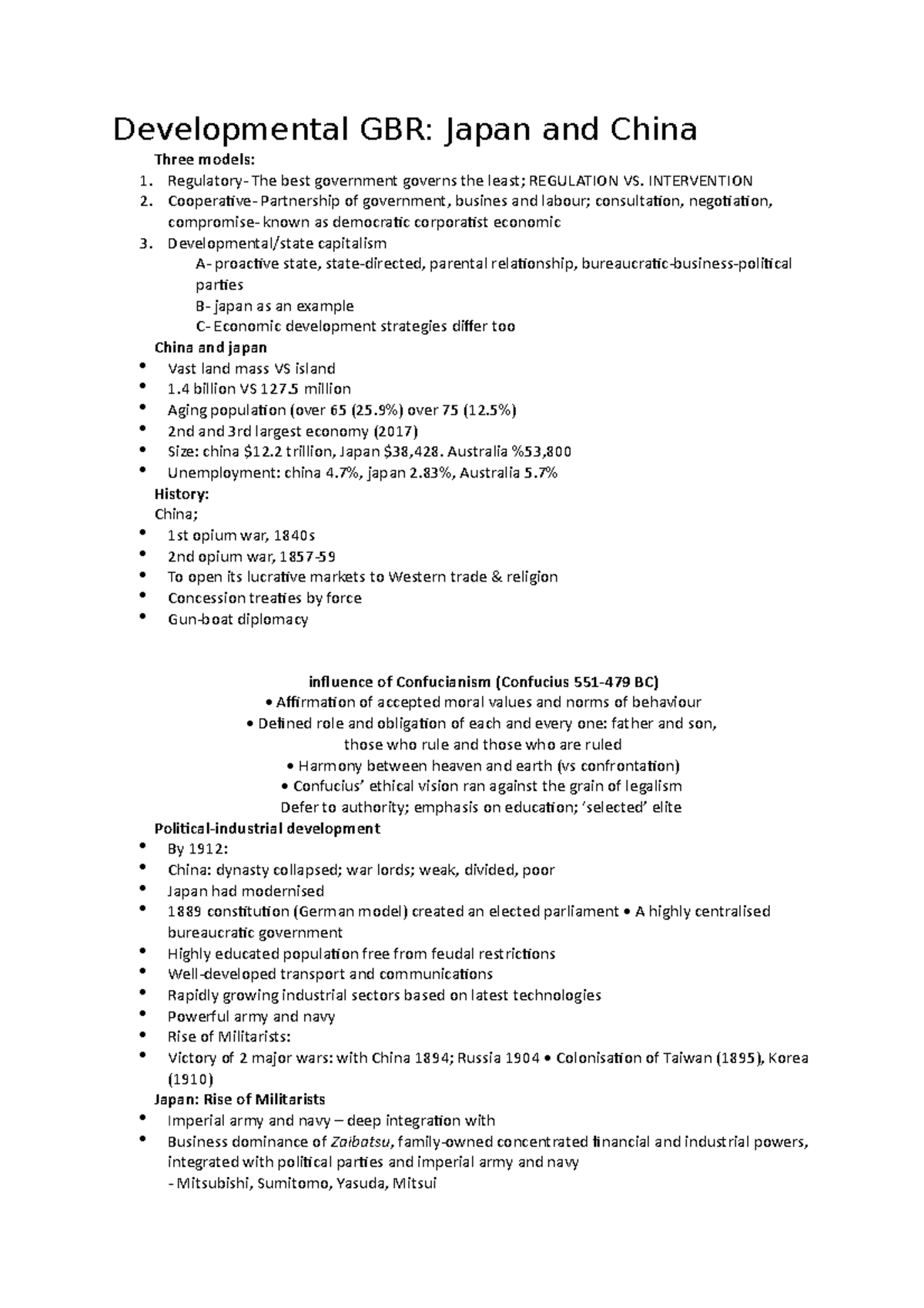 Developmental Gbr Lecture Notes 2 1004gir Griffith Studocu