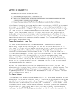 Egypt's New Kingdom - LEARNING OBJECTIVES By the end of this section ...