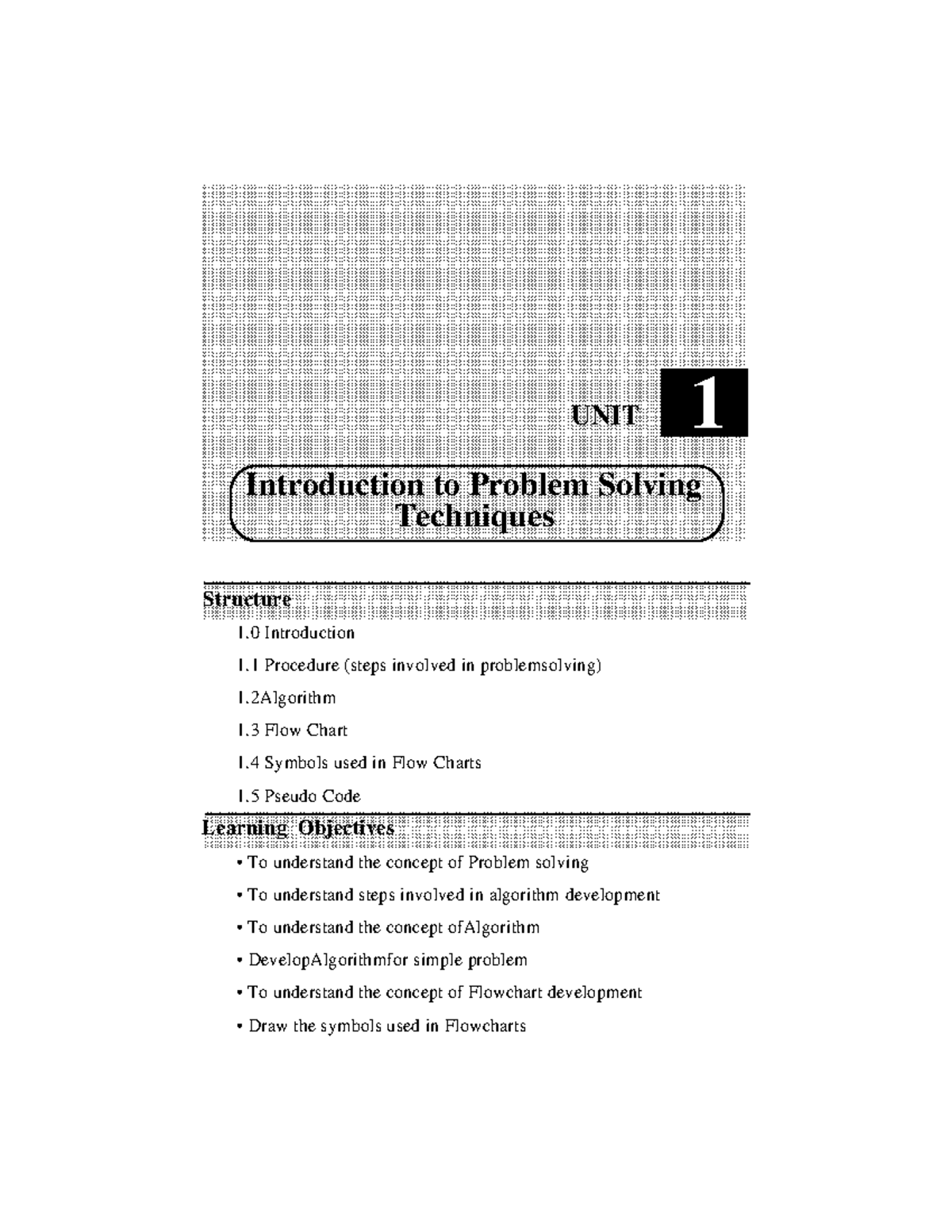 C programming notes -ch 1 - UNIT 1 Introduction to Problem Solving ...