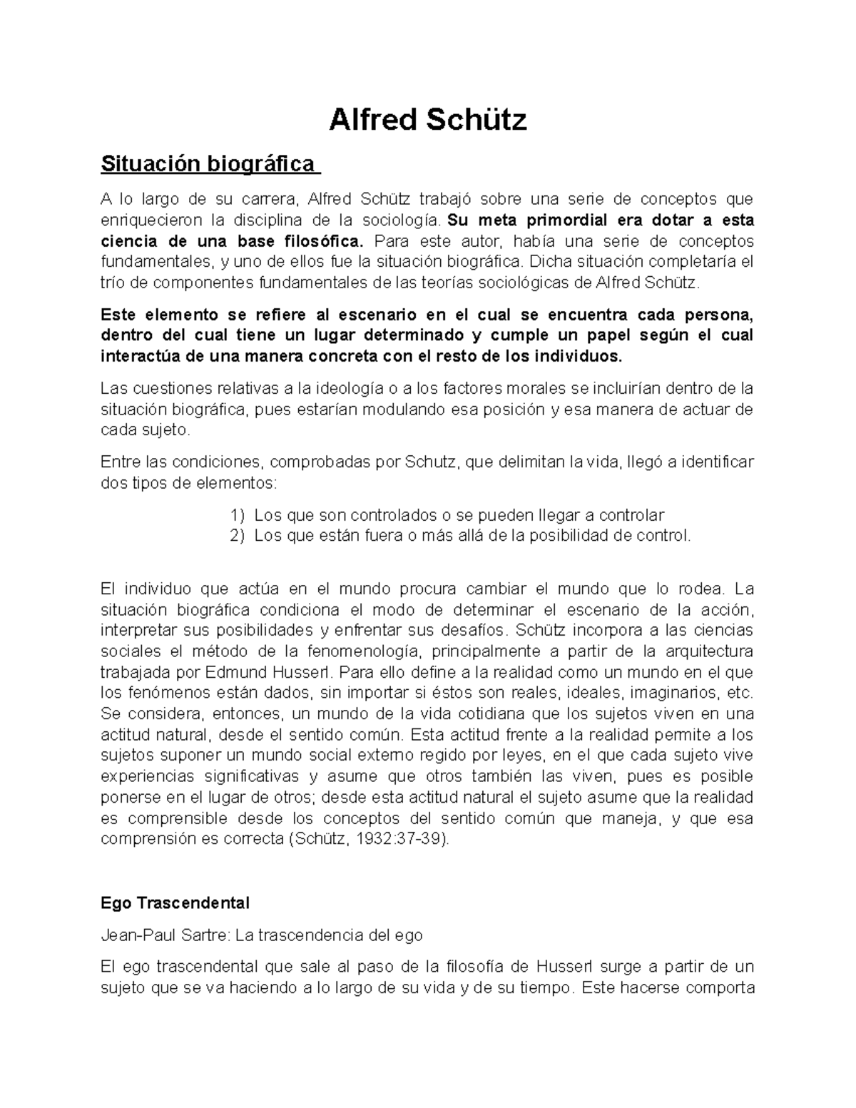 Alfred Schütz teorias, biografia, obras - Alfred Schütz Situación ...