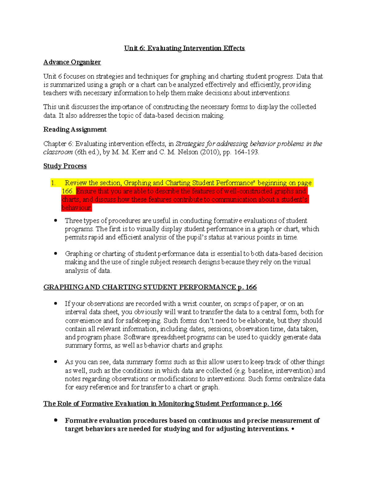 Unit 6 - EDPY 471 – Managing Behaviour Problems in the Classroom ...