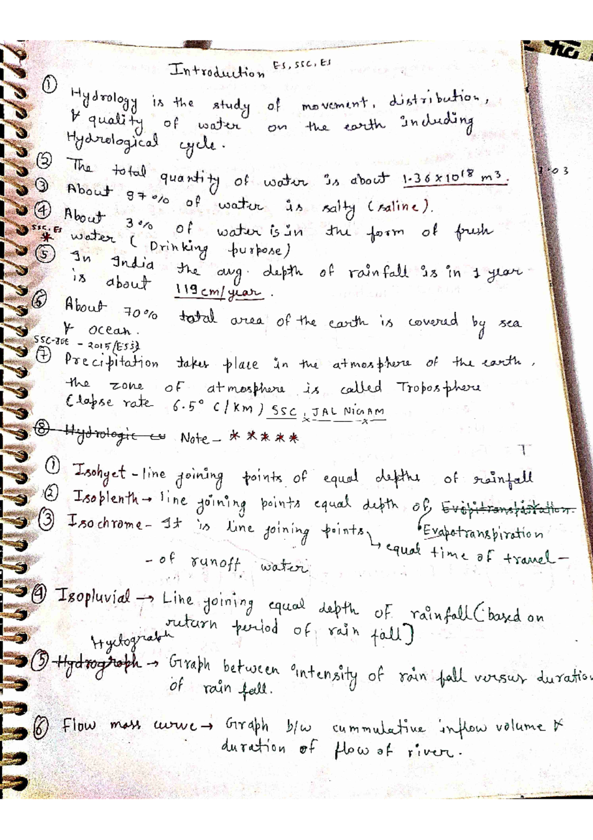 Hydrology Part1 By Sanjeev Civil Engineering Material Science Studocu