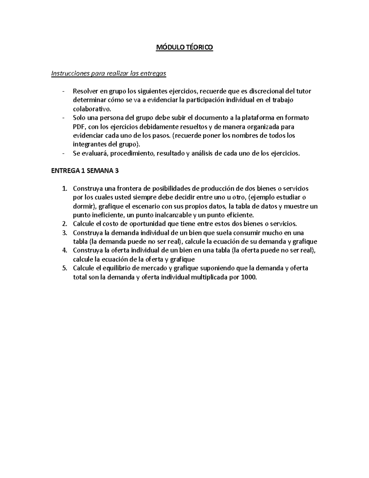 Entrega+escenario+3 - Entrega final costos de produccion de calculo integral - MÓDULO TÉORICO ...
