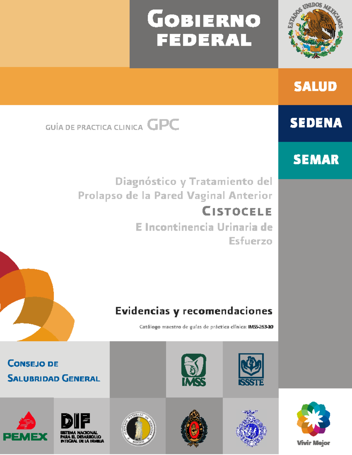 Cistocele GPC - de Esfuerzo GUÍA DE PRACTICA CLINICA ggggpcpcpcpc ...