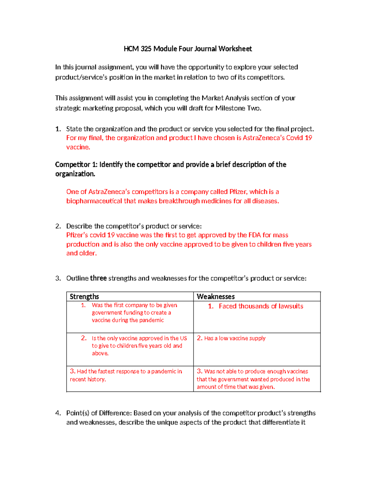 HCM 325 Module Four Journal Worksheet - This assignment will assist you ...