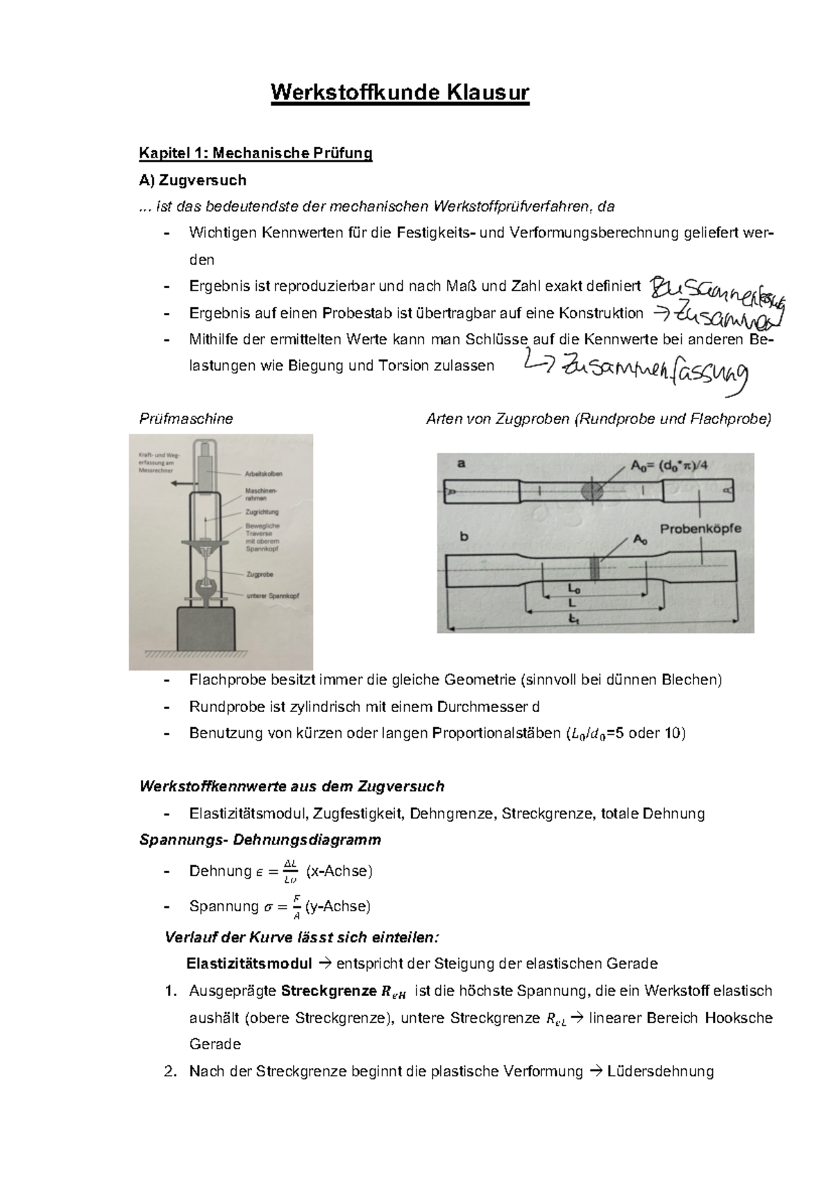 Werkstoffkunde Klausur-1 - Warning: TT: undefined function: 32 Werkstoffkunde Klausur Kapitel 1 ...