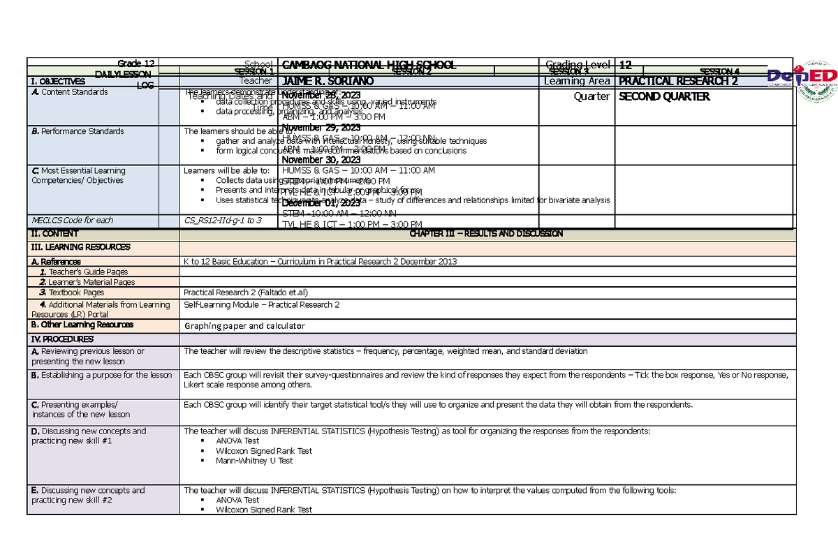 Q2-W4 - aaaaaaaaaaaaaaaaaaaaaaaaaaaaaaa - SESSION 1 SESSION 2 SESSION 3 ...