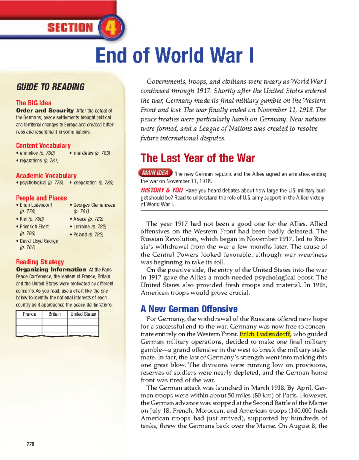 End of WWI - End of World War I Governments, troops, and civilians were ...