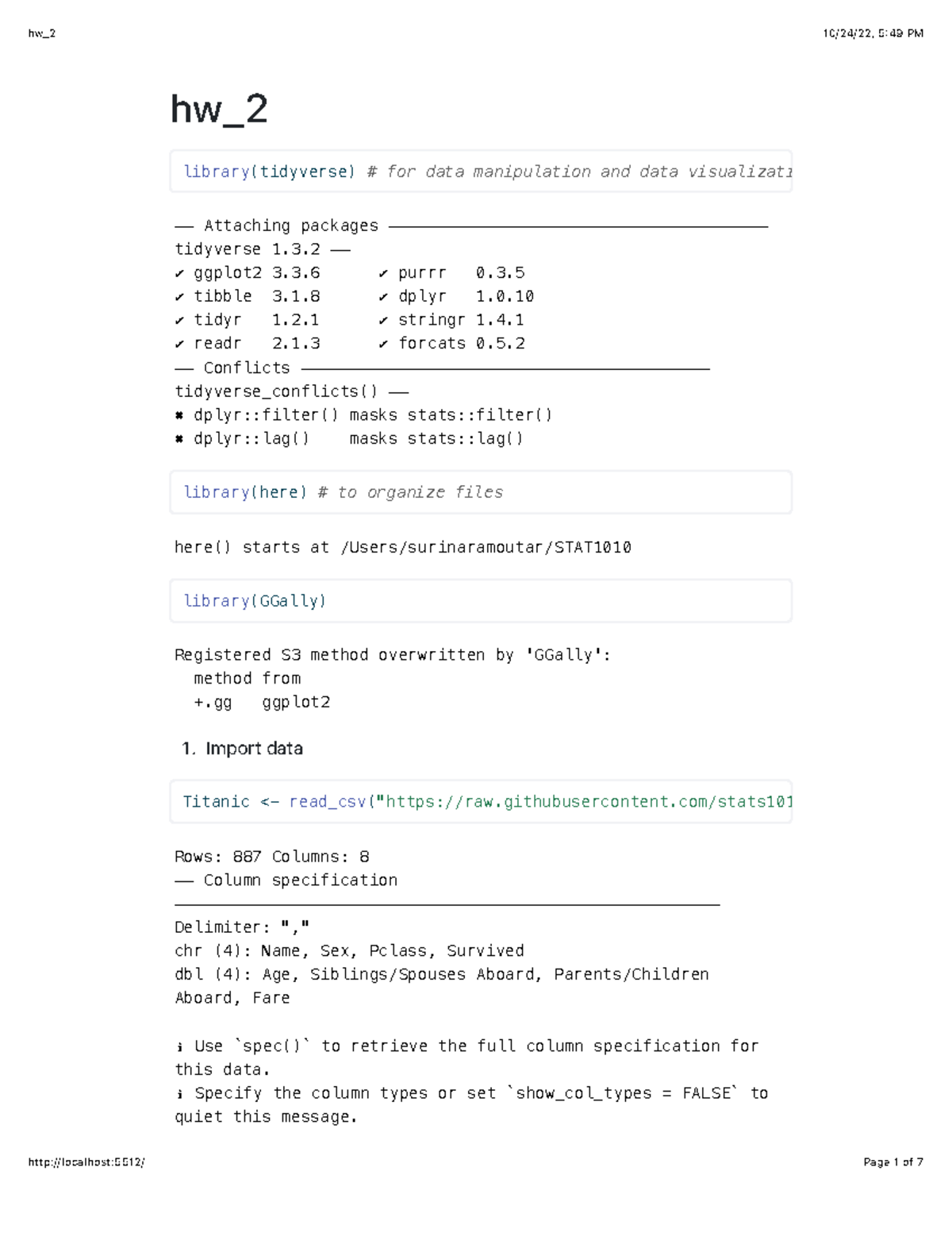 Hw 2 - application exercise - ── Attaching packages