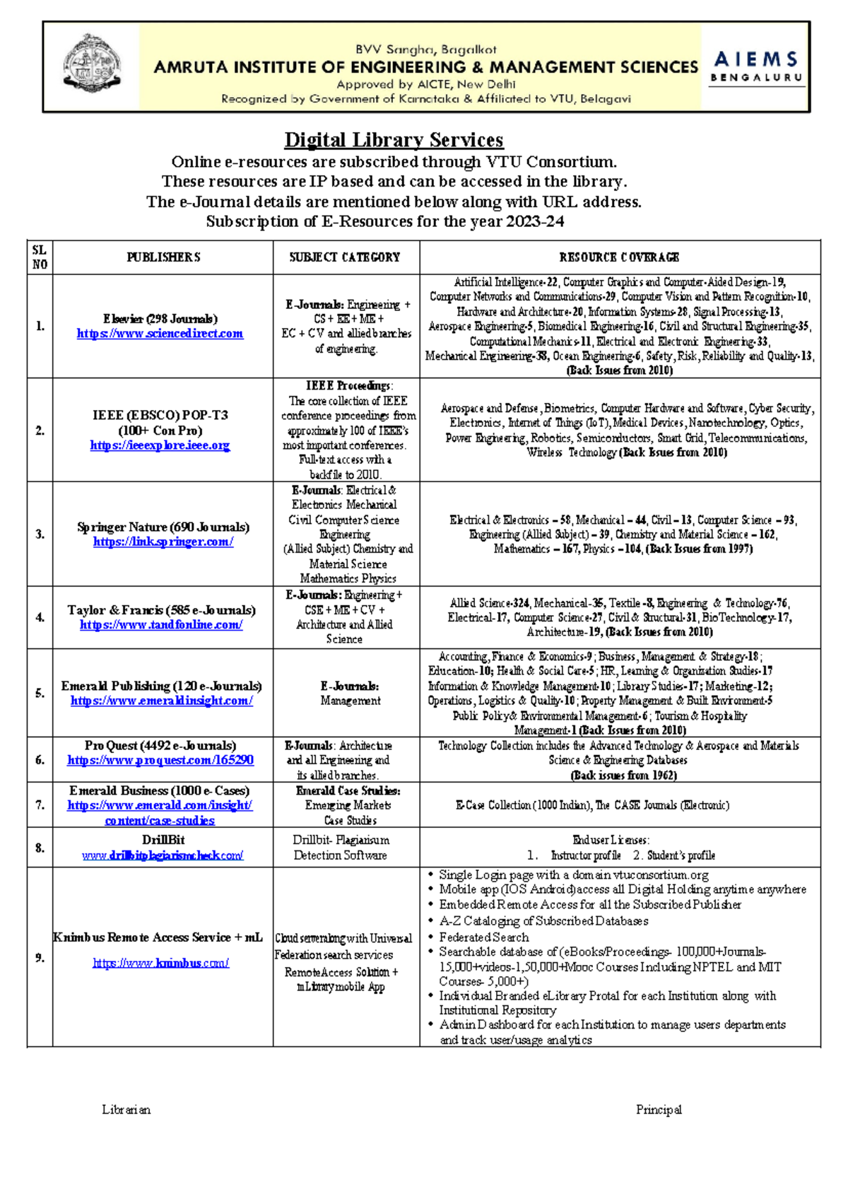 Digital Library Services - Digital Library Services Online e-resources ...