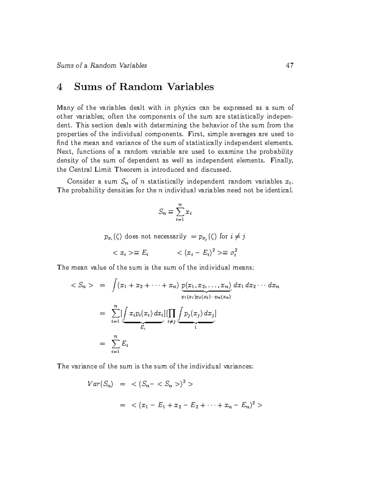 2e4e2833e91da3a383d2d152e292cb1a MIT8 044S13 Probability Ch 4 - Sums of ...