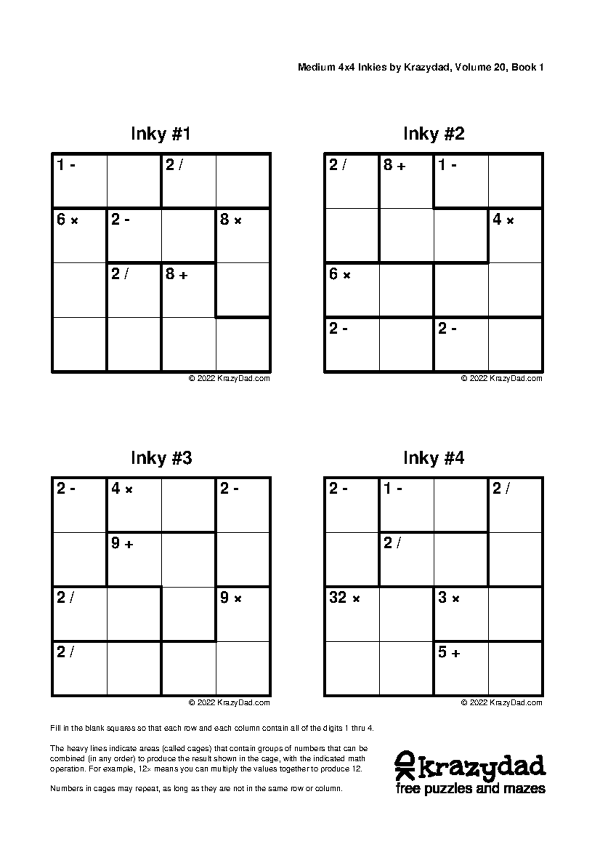 INKY v20 4M b001 4pp - Actividades de clase - Fill in the blank squares ...