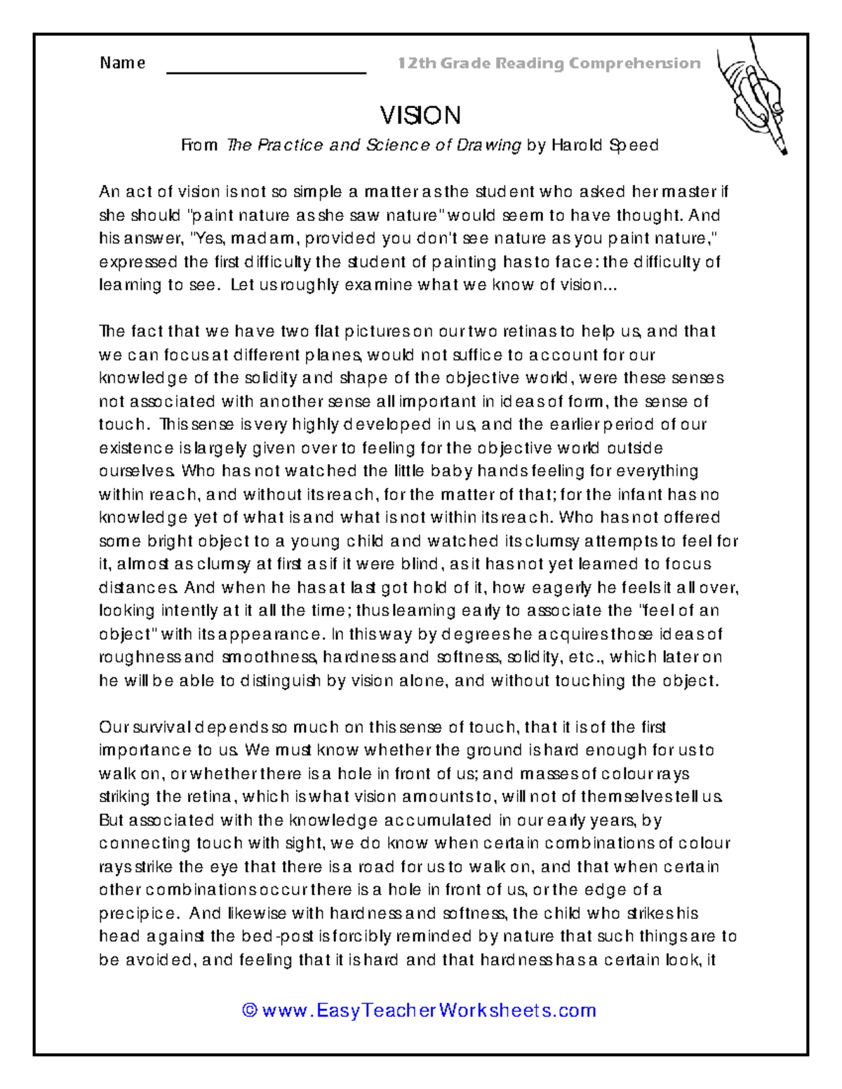 Jill WS1 - This is a nursing study guide - Name 12th Grade Reading ...