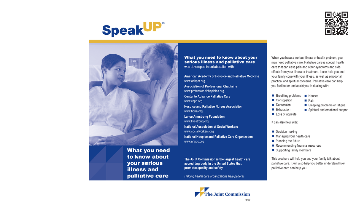 Palliative brochure 5 15 2020 - What you need to know about your ...