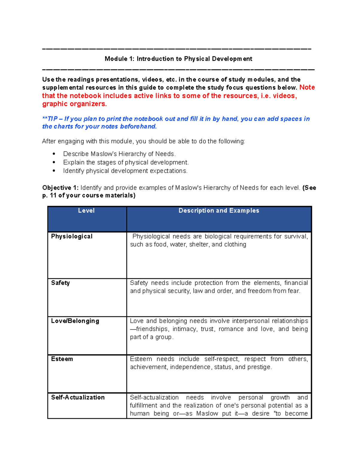 Module 1 Notebook - 1