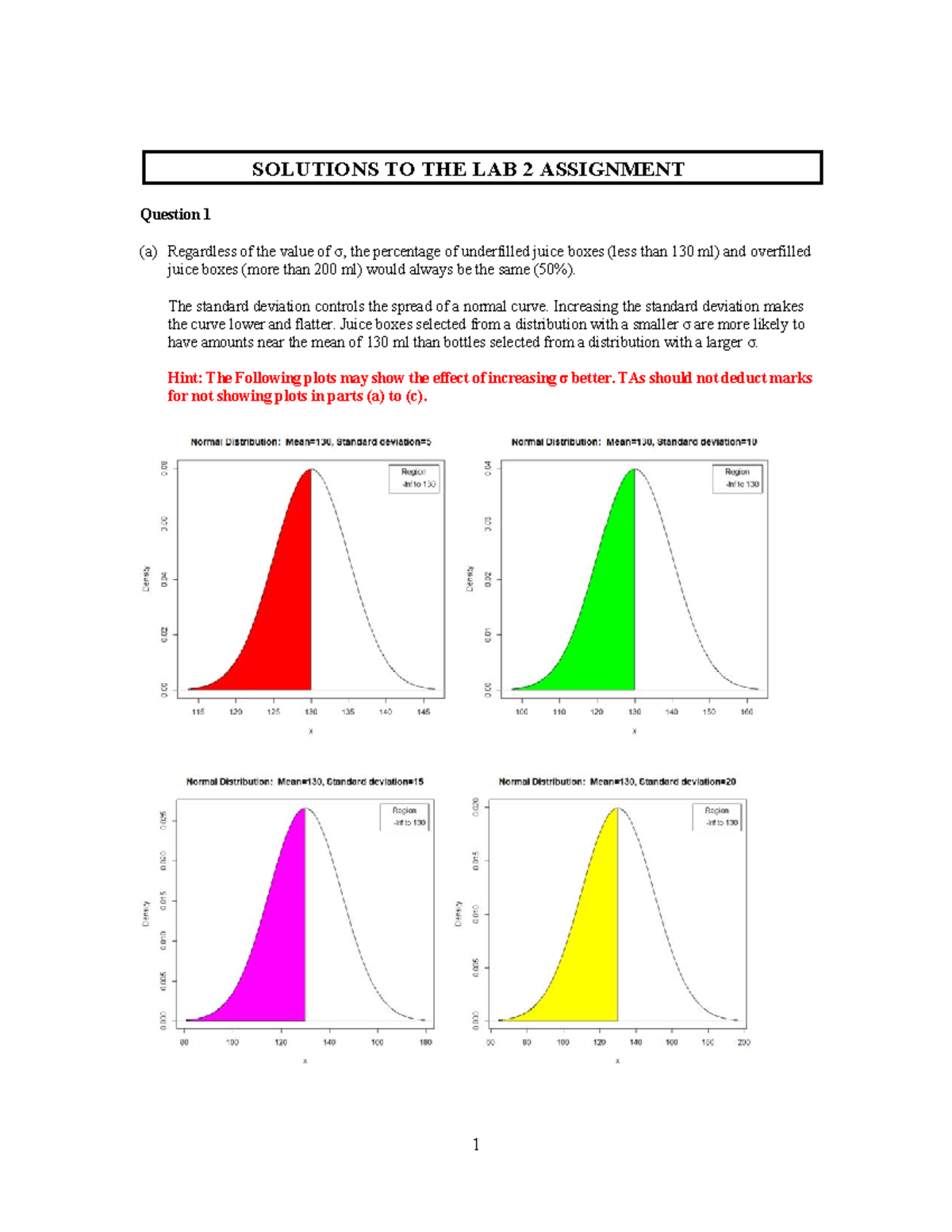 Lab2So - ASW - SOLUTIONS TO THE LAB 2 ASSIGNMENT Question 1 (a ...