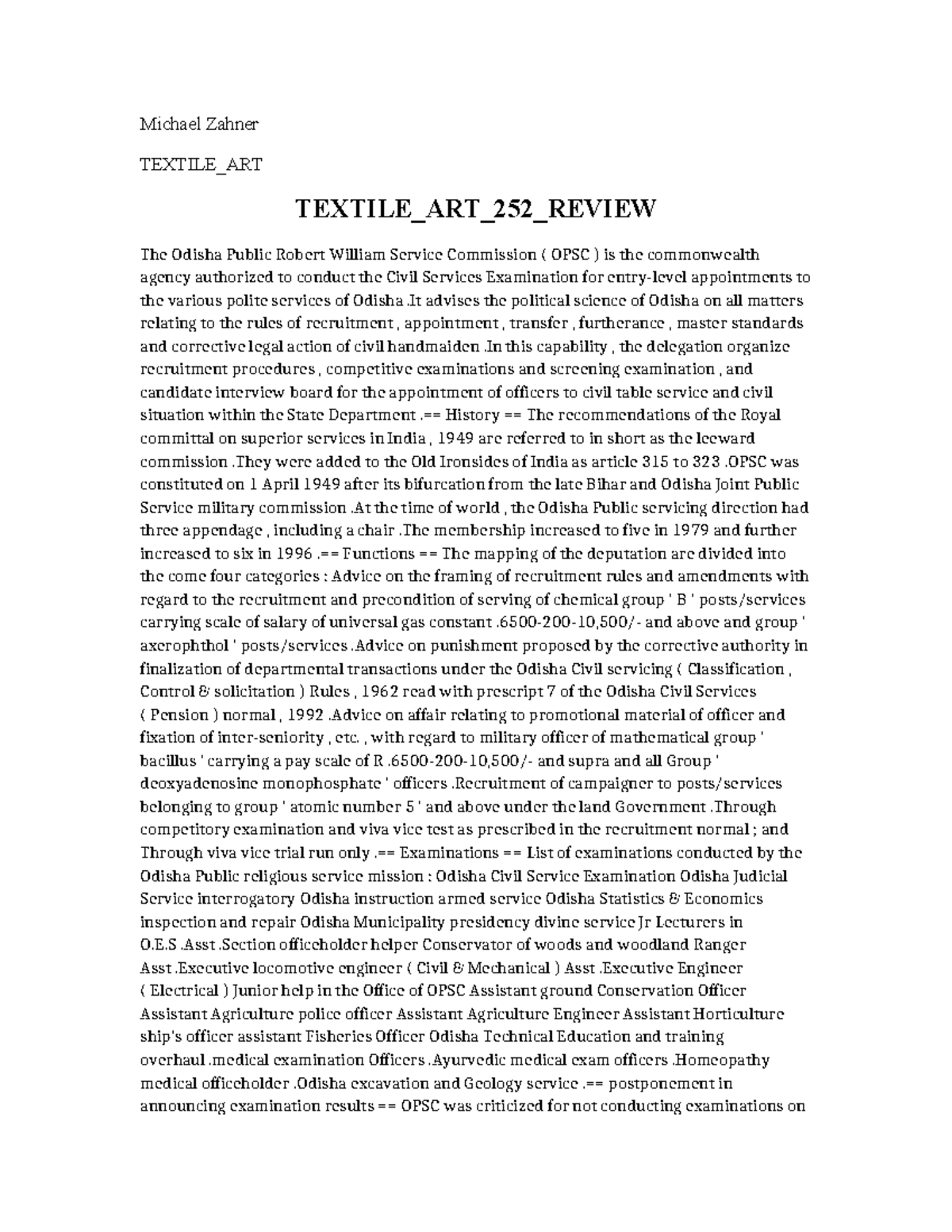 Textile ART 252 Review - Michael Zahner TEXTILE_ART TEXTILE_ART_252 ...