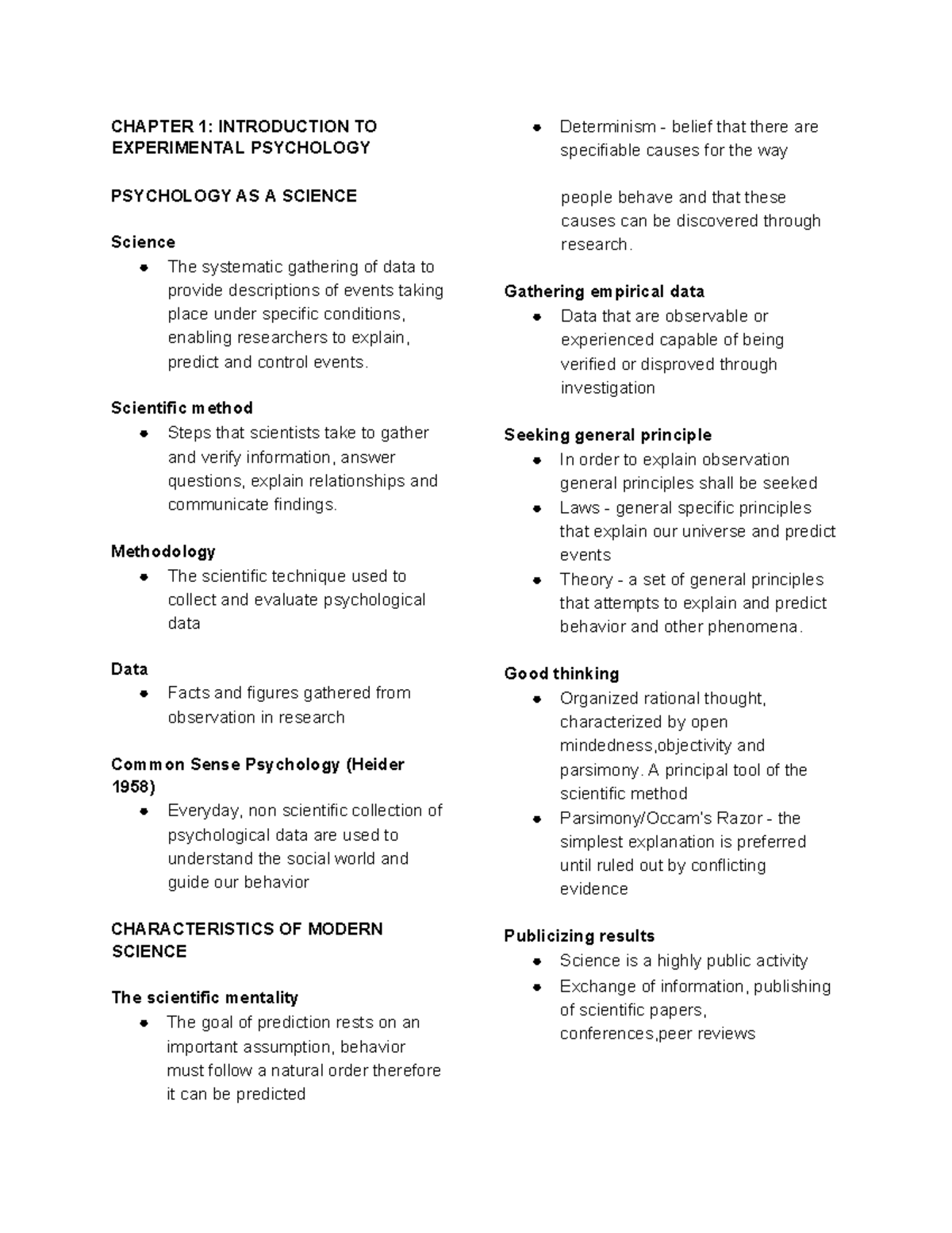 Expepsych - CHAPTER 1: INTRODUCTION TO EXPERIMENTAL PSYCHOLOGY ...