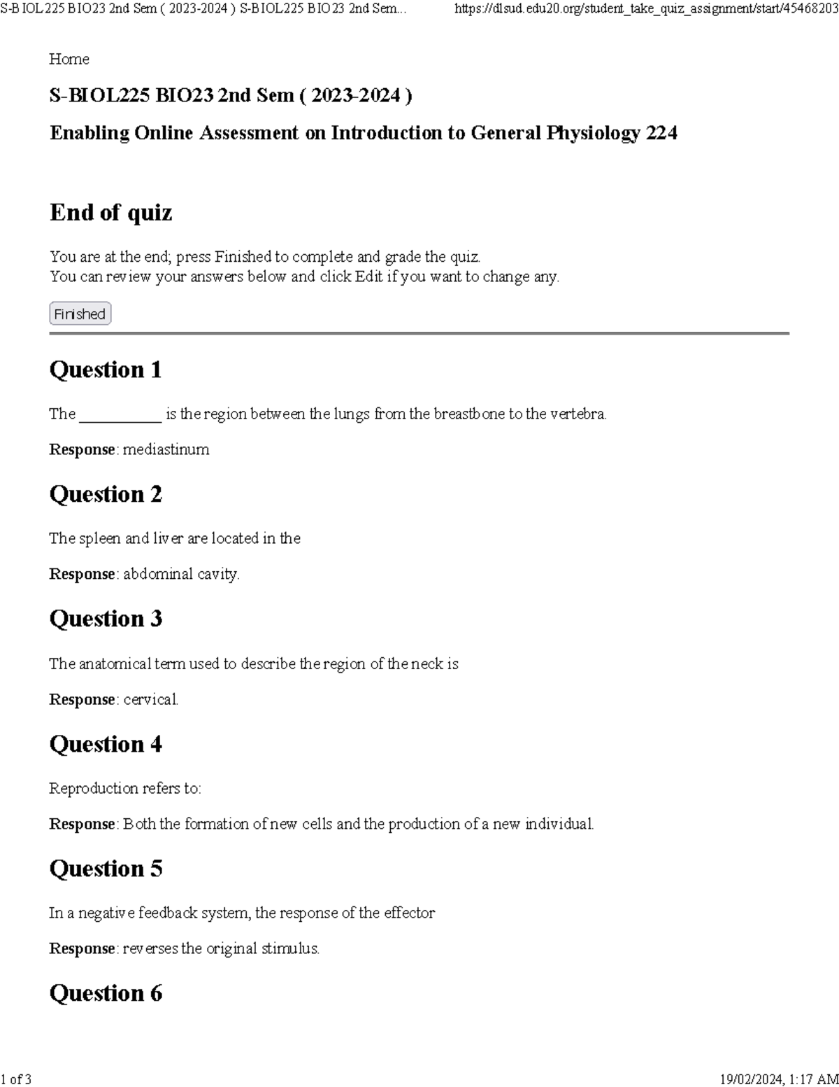 S Biol225 Bio23 2nd Sem 2023 2024 S Biol225 Bio23 2nd Sem 2023