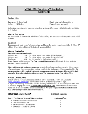 MBIO 1220 Practice final exam - Name: _____________________________________________ Student ...