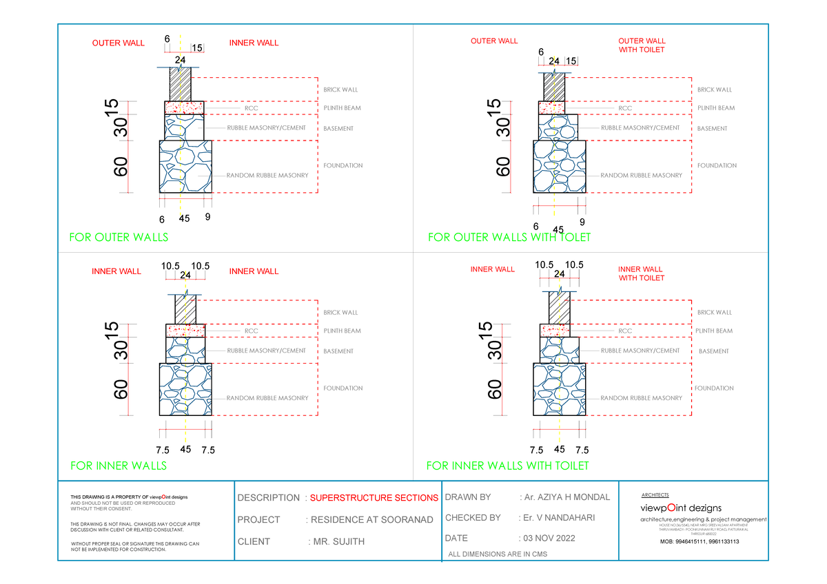 11. Superstructure Sections - RUBBLE MASONRY/CEMENT 60 RANDOM RUBBLE ...