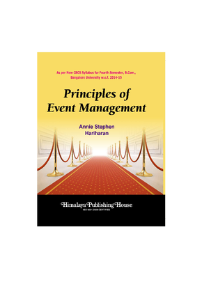 Evs pattern - Principles of Event management - Studocu