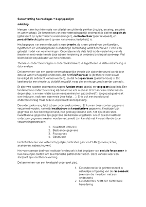 Steekproef - Alle steekproeven op een rijtje van KOM (kwalitatief en ...