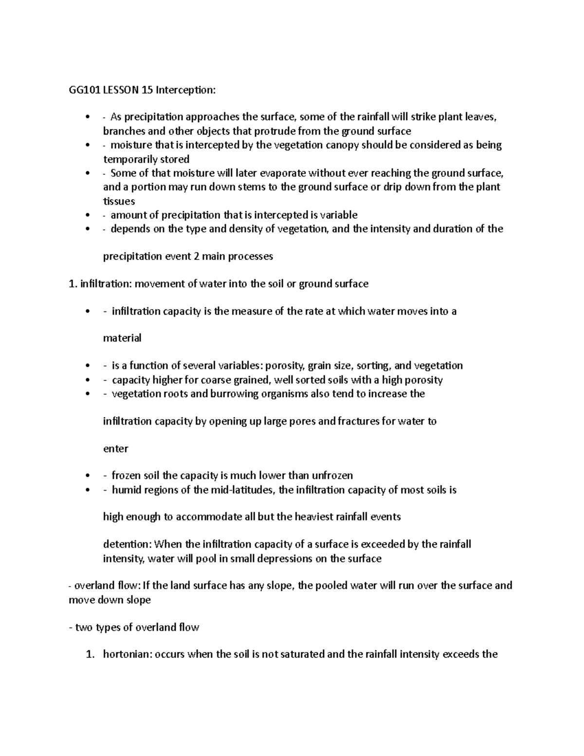 GG101 Lesson 15docx - human geography lecture - GG101 LESSON 15 ...
