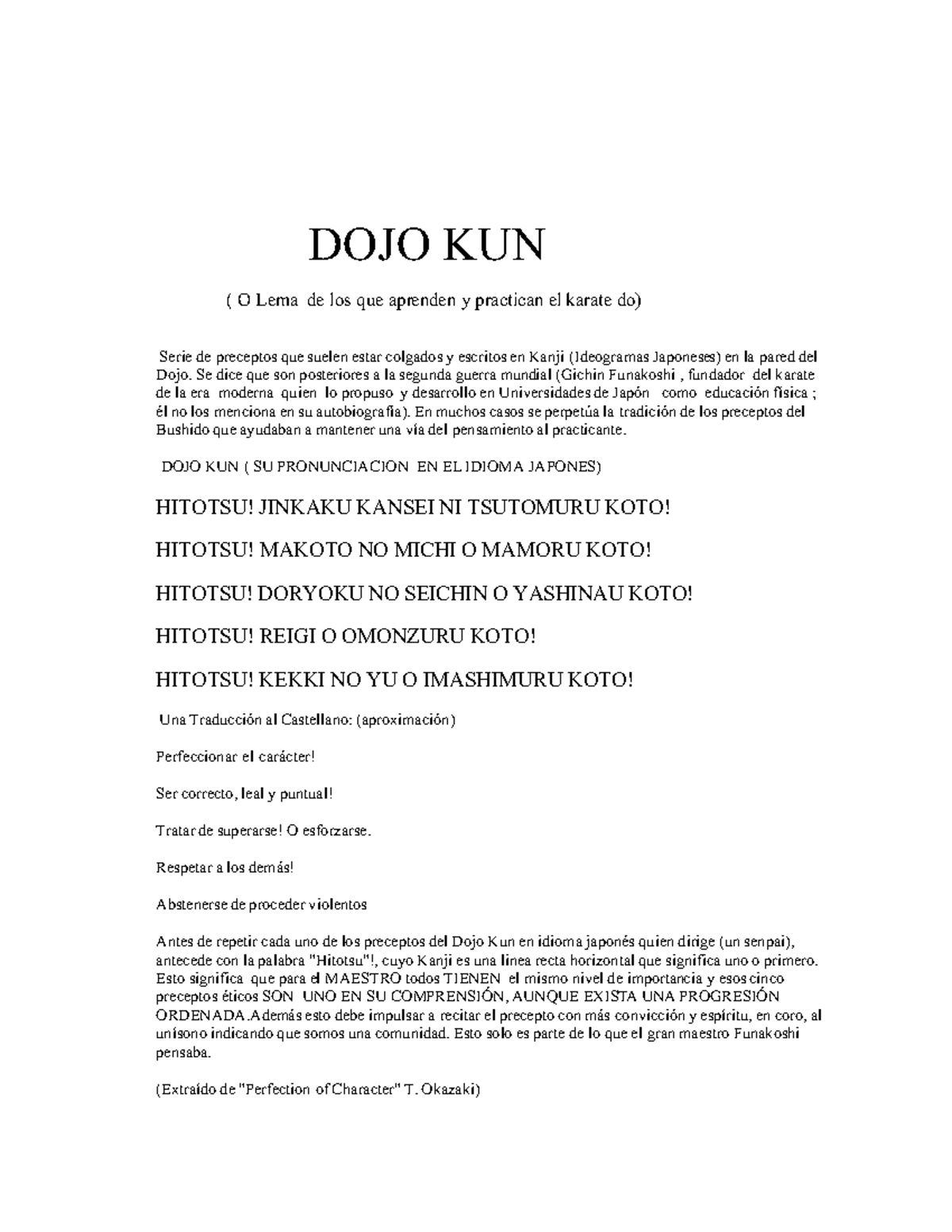 Dojokun - sdcvsvcjzxc,v.jbzscvxsvbxzcvxzcv - DOJO KUN ( O Lema de los ...