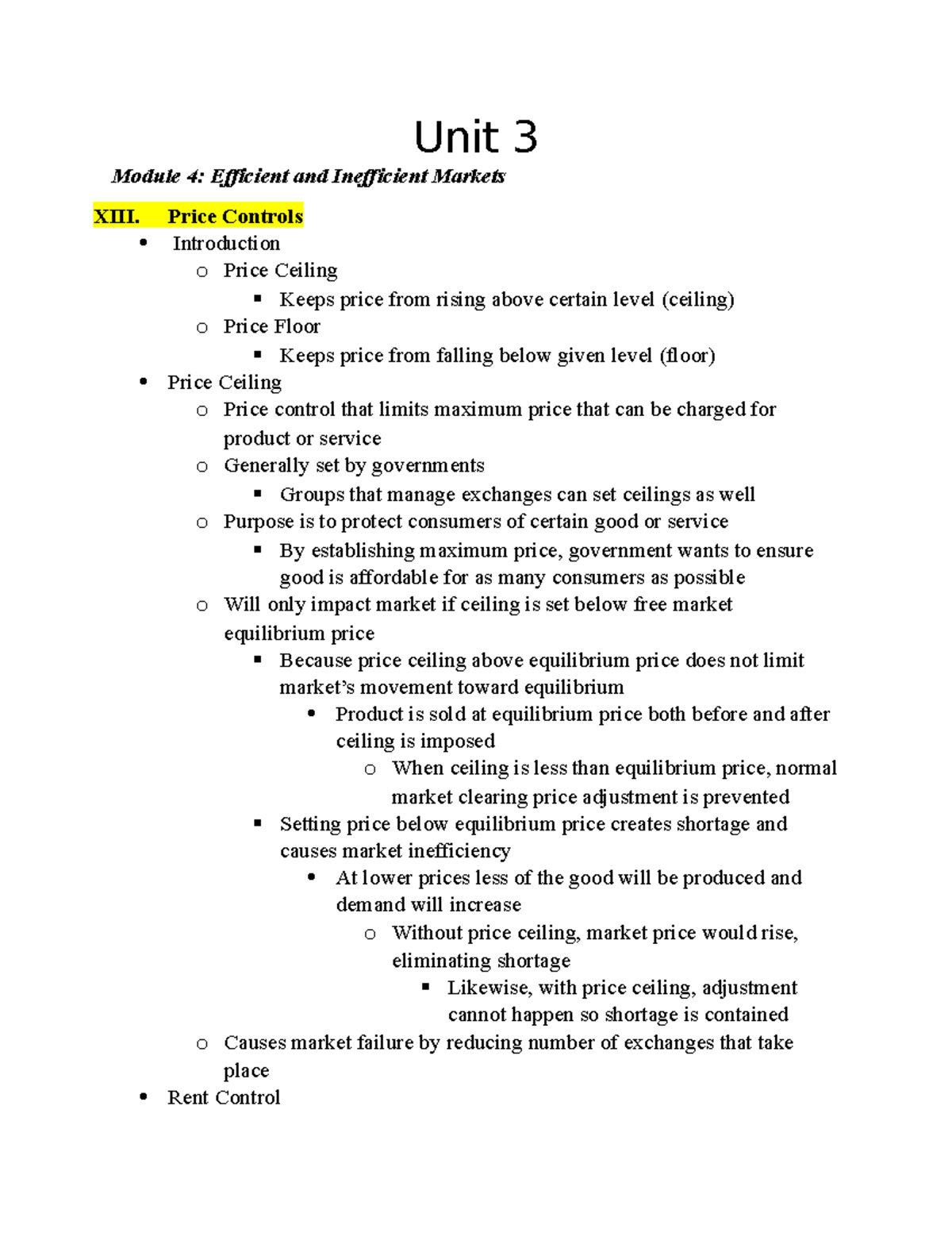 D089 Unit 3 Module 4 Notes and Assessment - Unit 3 Module 4: Efficient ...
