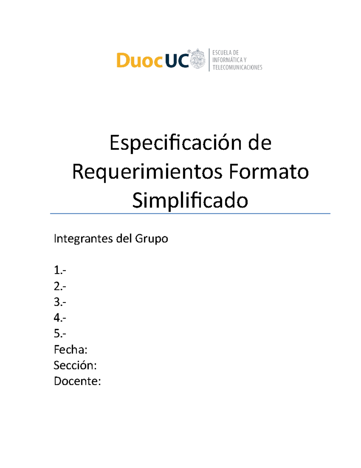 Plantilla 3 Especificación de requisitos (de forma simplificada ...