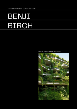 EPQ Structure - Dissertation Title Page and Contents Abstract (200 ...