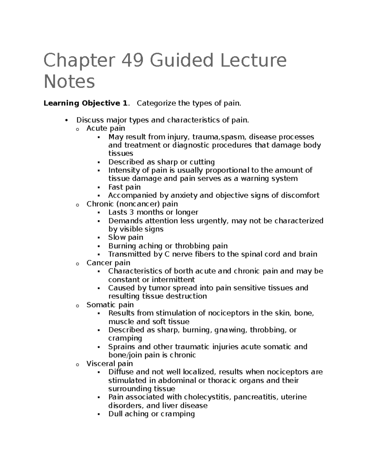 Chapter 49 Guided Lecture Notes - Chapter 49 Guided Lecture Notes ...