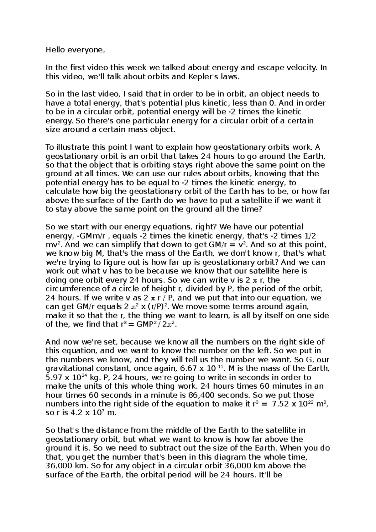 W7v2 transcript - Assignment help - Hello everyone, In the first video ...