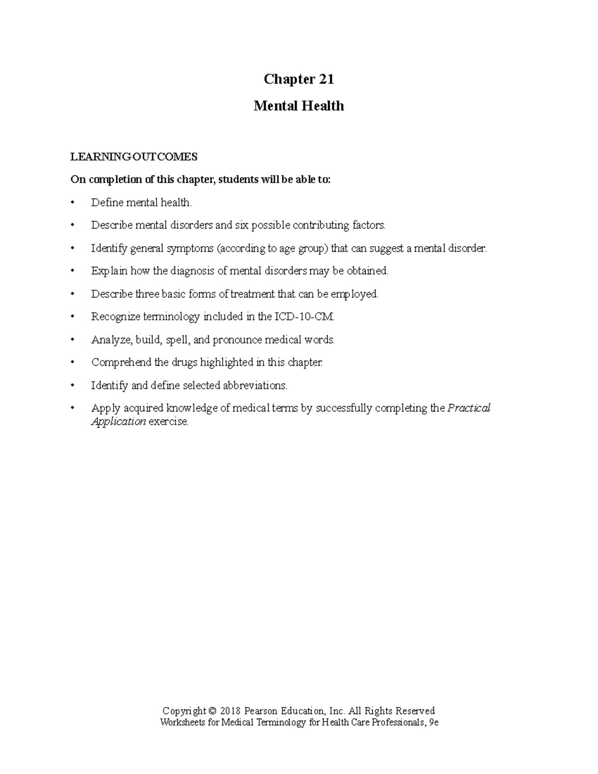 Chapter 21 Worksheet - Full Assignment For Medical Term 2023! - Chapter ...