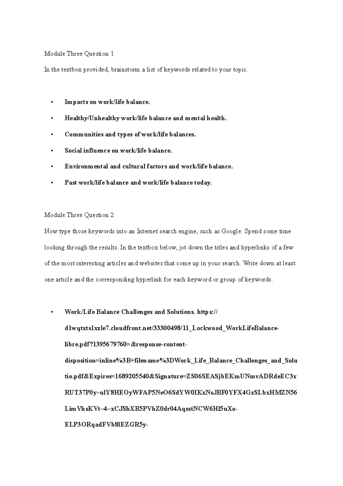 SCS-200 - 3-1 Module Three Short Responses - Module Three Question 1 In ...