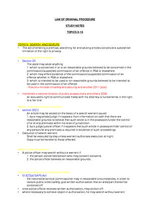Topic 7 Interrogation - Notes on Interogation - Interrogation ...
