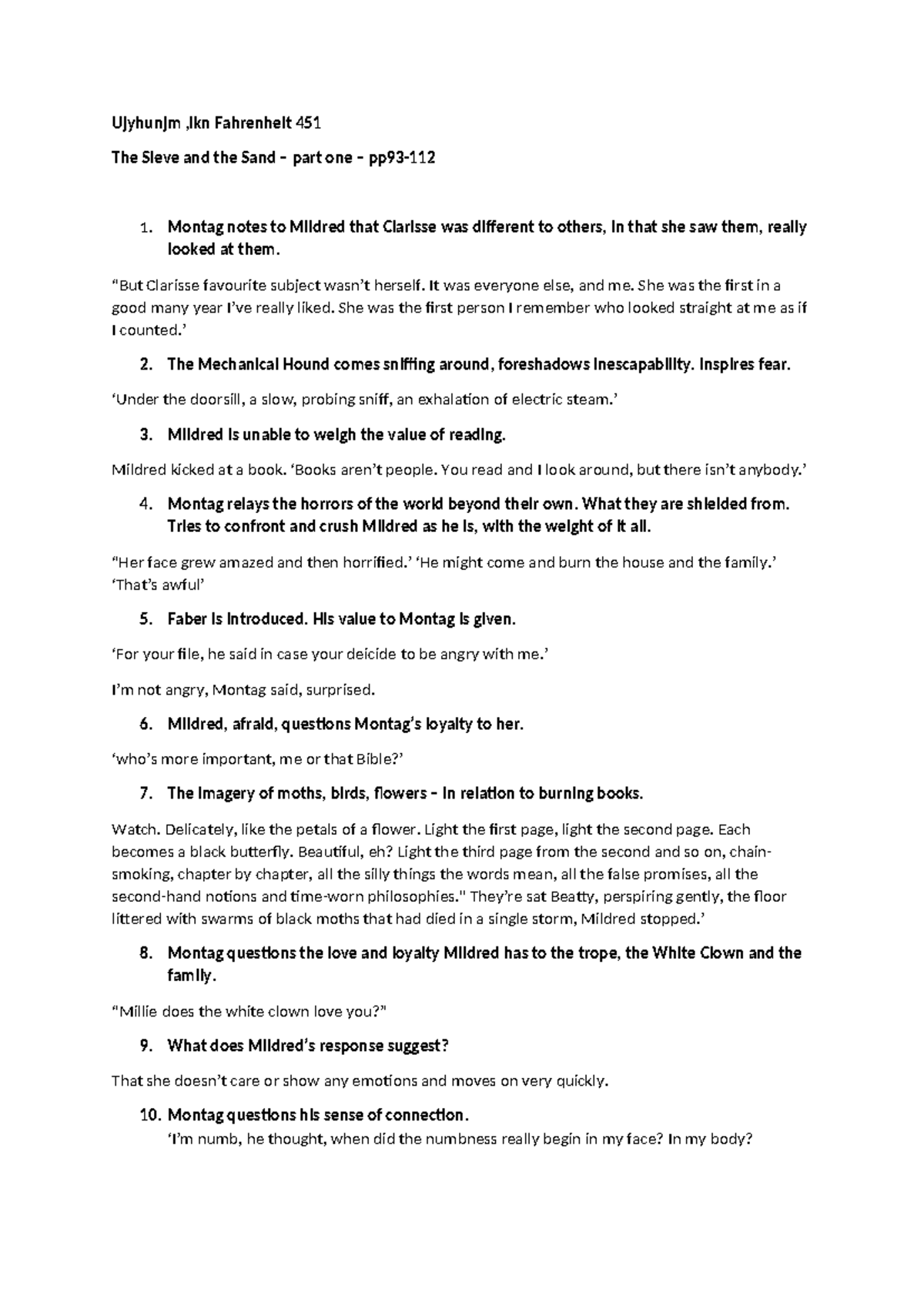 F451 the sieve and the sand part one - Ujyhunjm ,ikn Fahrenheit 451 The ...