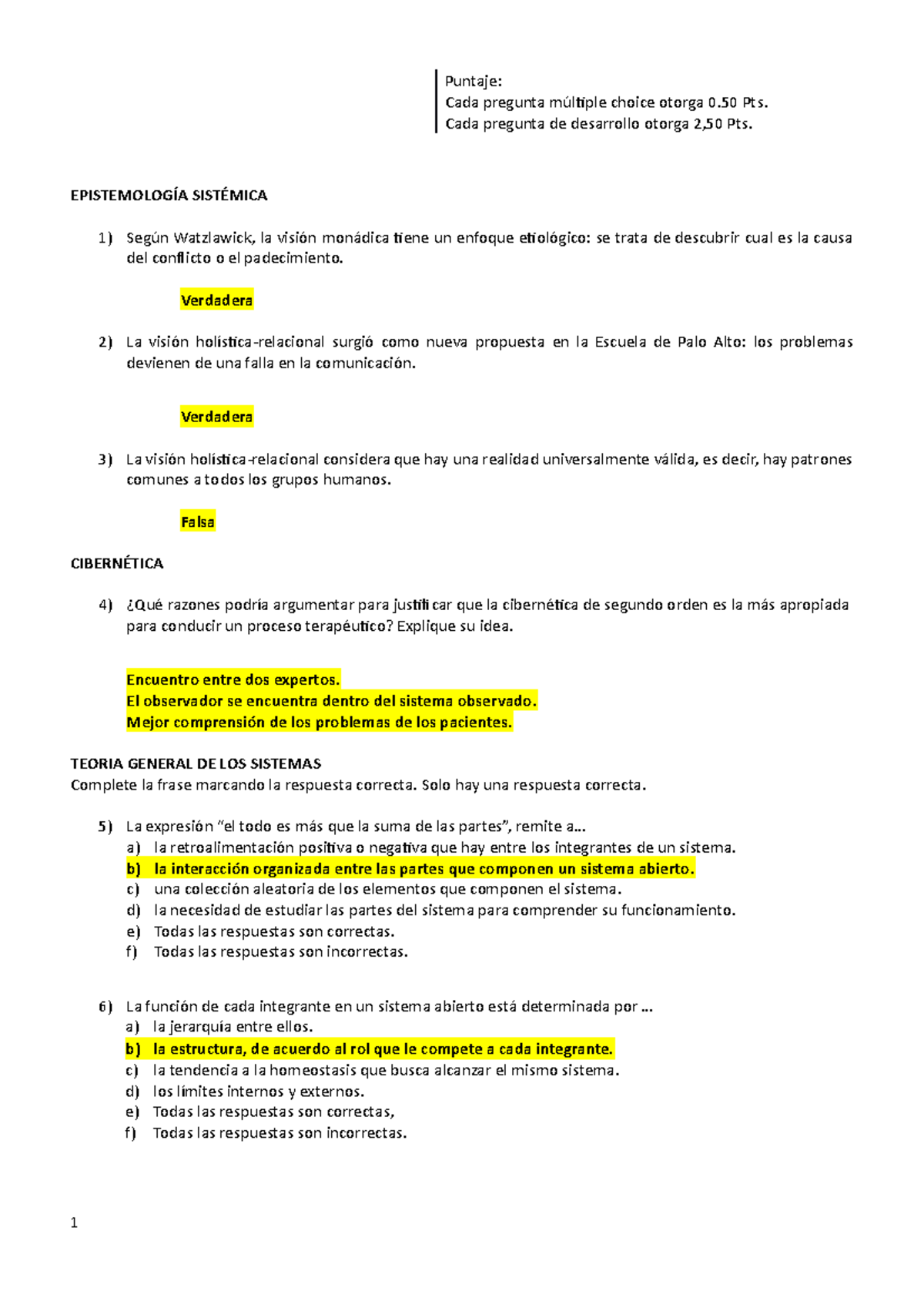 2022 2c multiple choice sistemica tema 11 TN Recuperatorio Centro - Puntaje: Cada pregunta ...